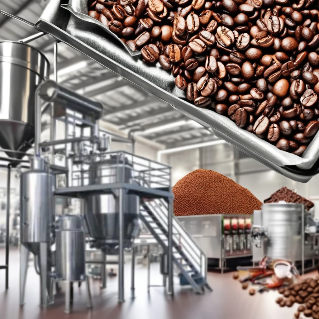 CE Approved Automatic Instant Coffee Powder Making Machine Production ...