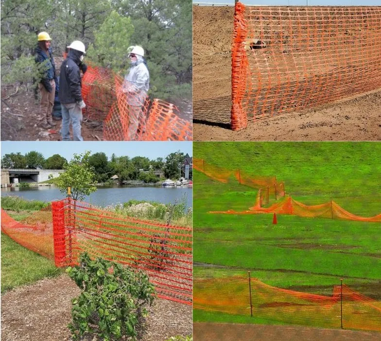 Net Plastik - Durable Orange Safety Fence Mesh for Construction