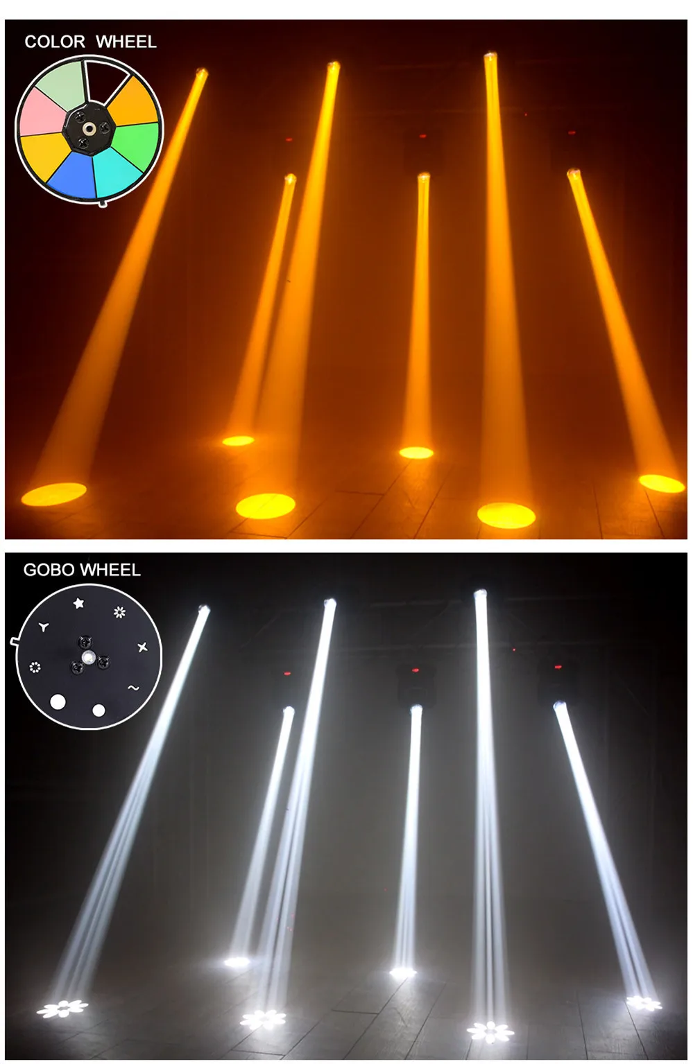 Steel Gun High Brightness 100W LED Moving Head Lights