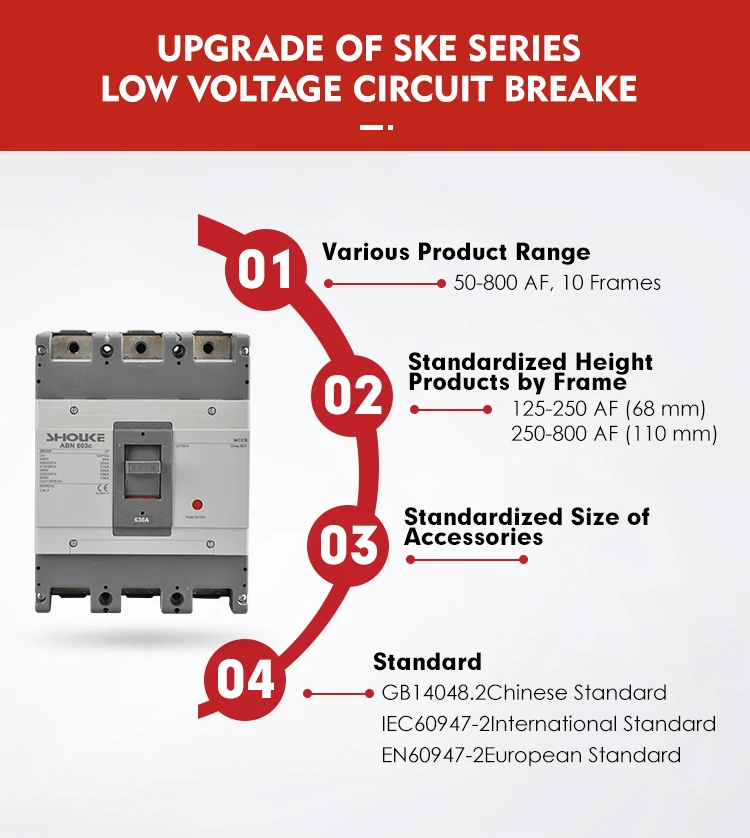 500 Amp Breaker - Reliable Abn603c MCCB for Circuit Protection