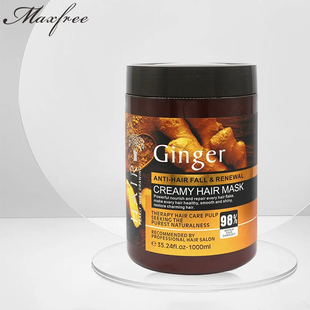 Professional Ginger 24k Gold Hair Mask Hair Loss Treatment - Buy Hair ...