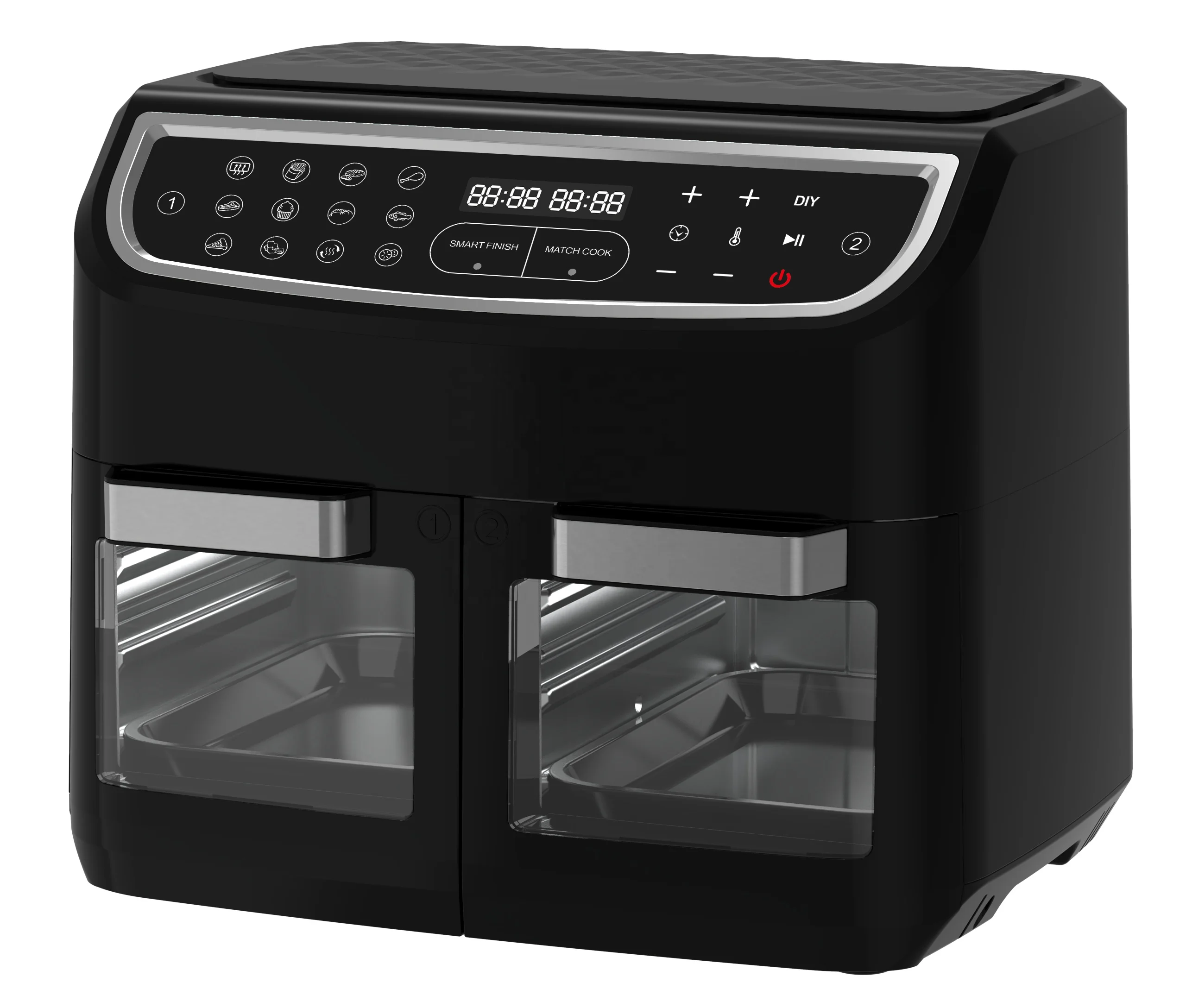 KDFO-5588DTW-1 double door air fryer ovwn| Alibaba.com