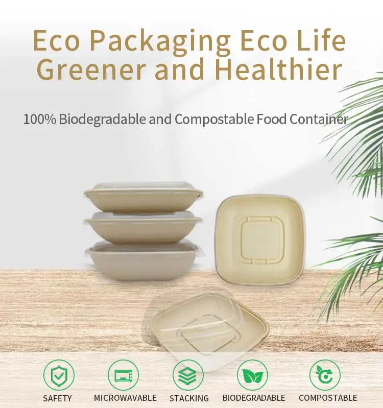 Bamboo Paper Pulp Biodegradable Compostable Frozen Food Packaging - Buy ...
