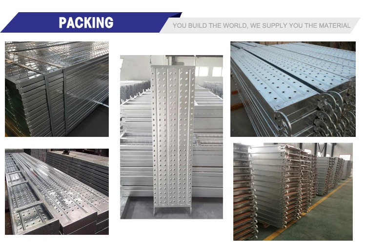 Galvanized Scaffolding Catwalk Ladders Hook Plank 8ft 10ft Walk Through ...