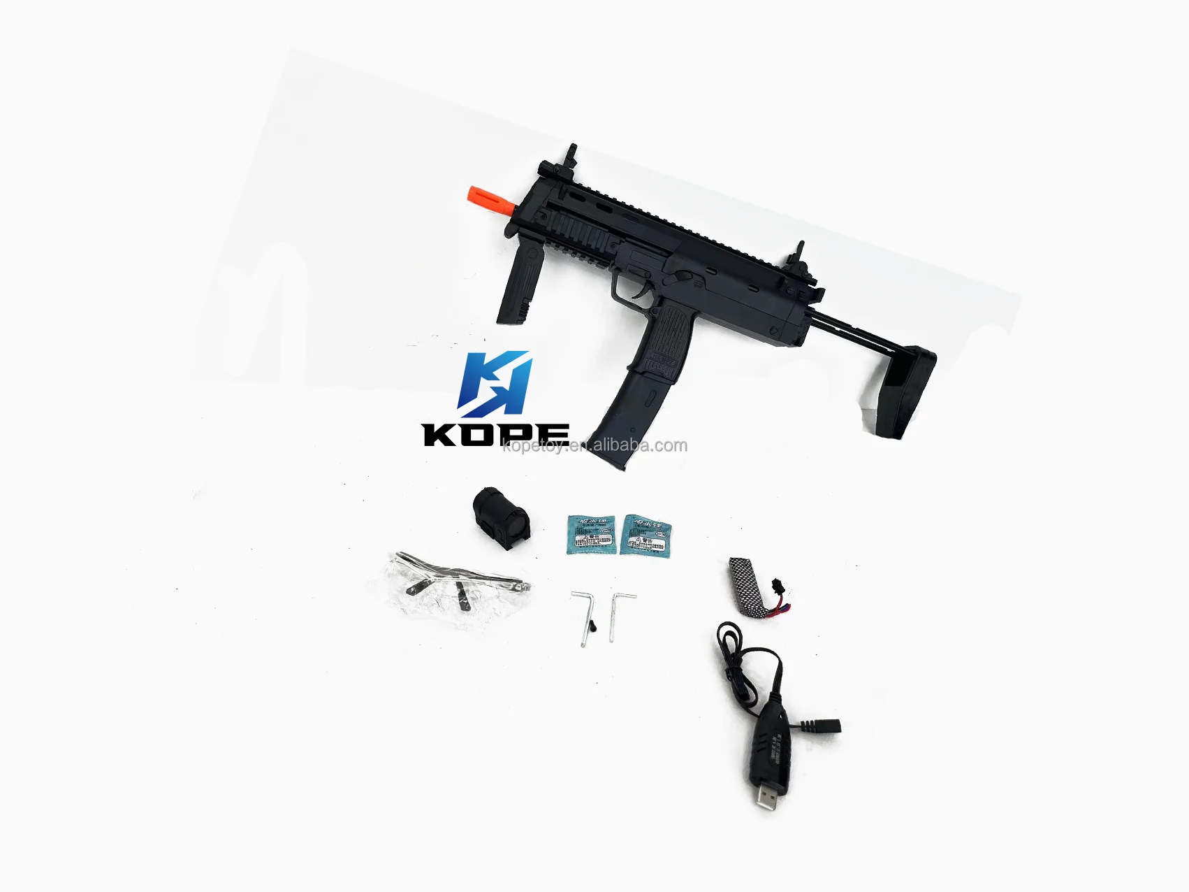 Kopetoy Mp7 Sand Chip Assault Rifle Gear Toy Guns Gel Blaster Gun ...