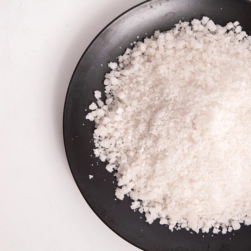 White Crystalline Industrial Salt Sodium Chloride Powder Particles ...