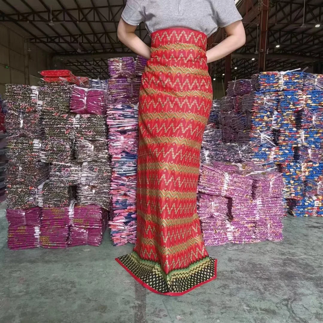 Wholesale Malaysia Myanmar Thai National Costume Longi Batik Apron Tube ...