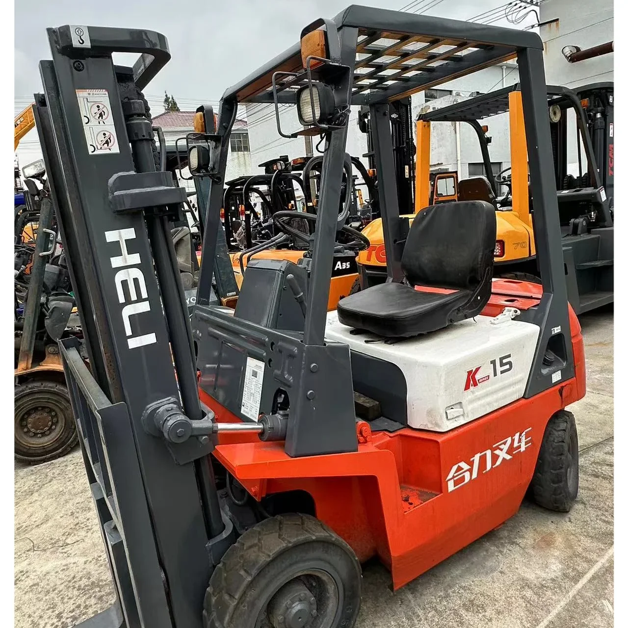 Used Heli FD15 1.5 ton diesel second hand heli forklift 1.5 tons used forklift on sale in ...