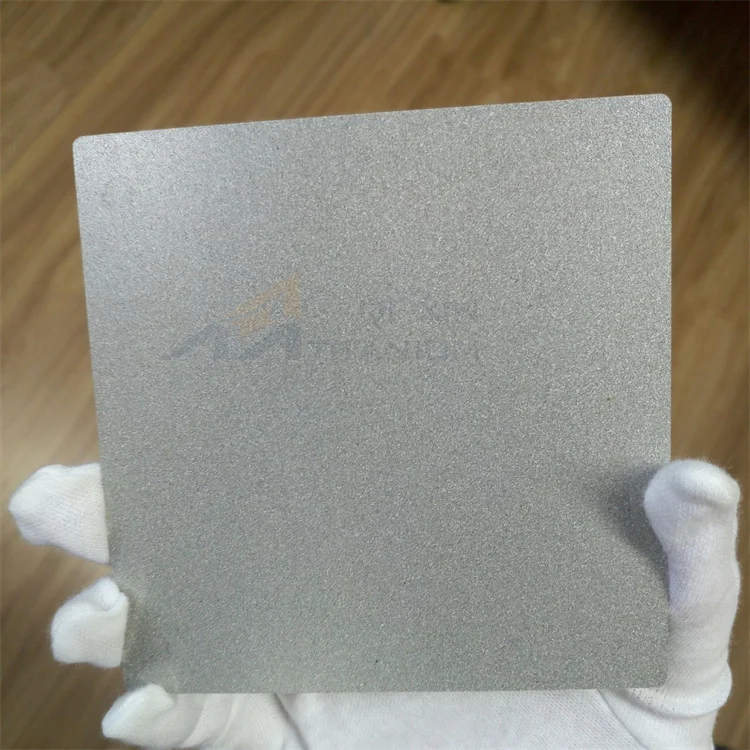 Titanium Sintered Porous Plate for PEM Pure Water Electrolyzer