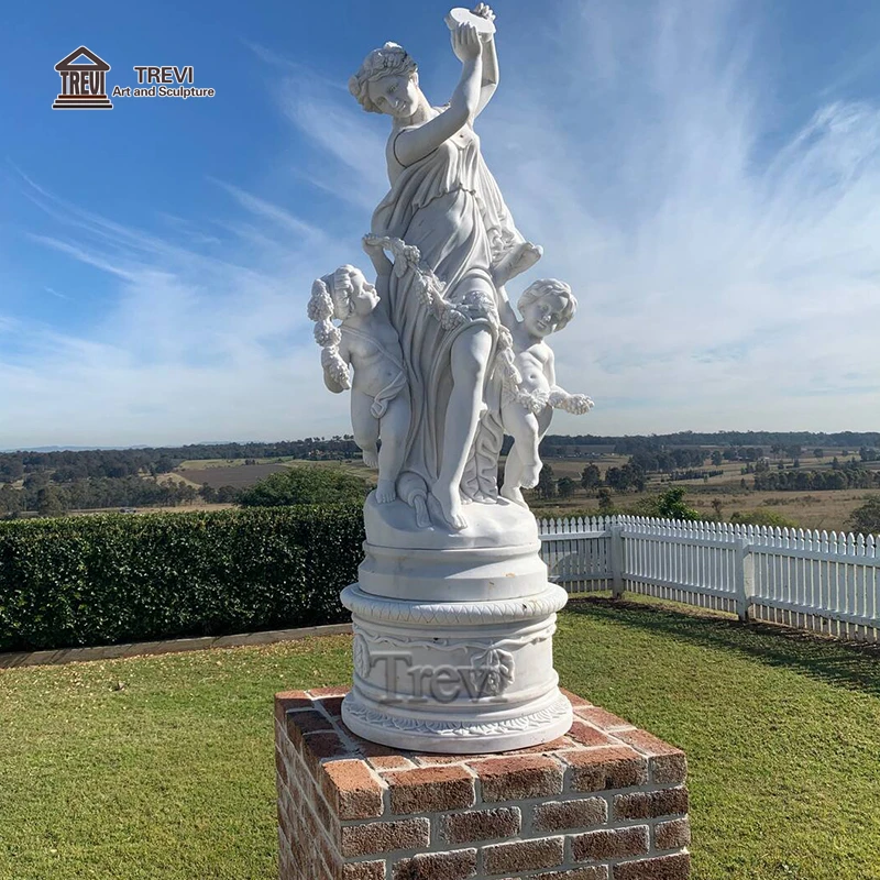 Chateau Garden and Parking Art Statue Stone Carving Marble Classic ...