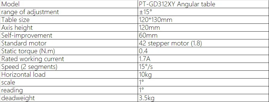 PDV Electric Six-Dimensional Platform Adjustment Table GDZ-607M