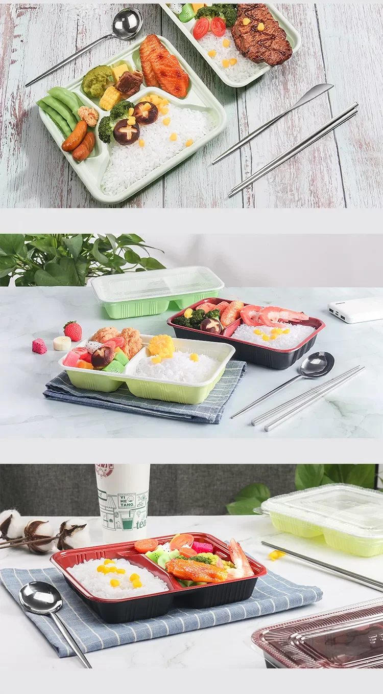 Disposable Fast Food Lunch Box - Meal Prep Containers