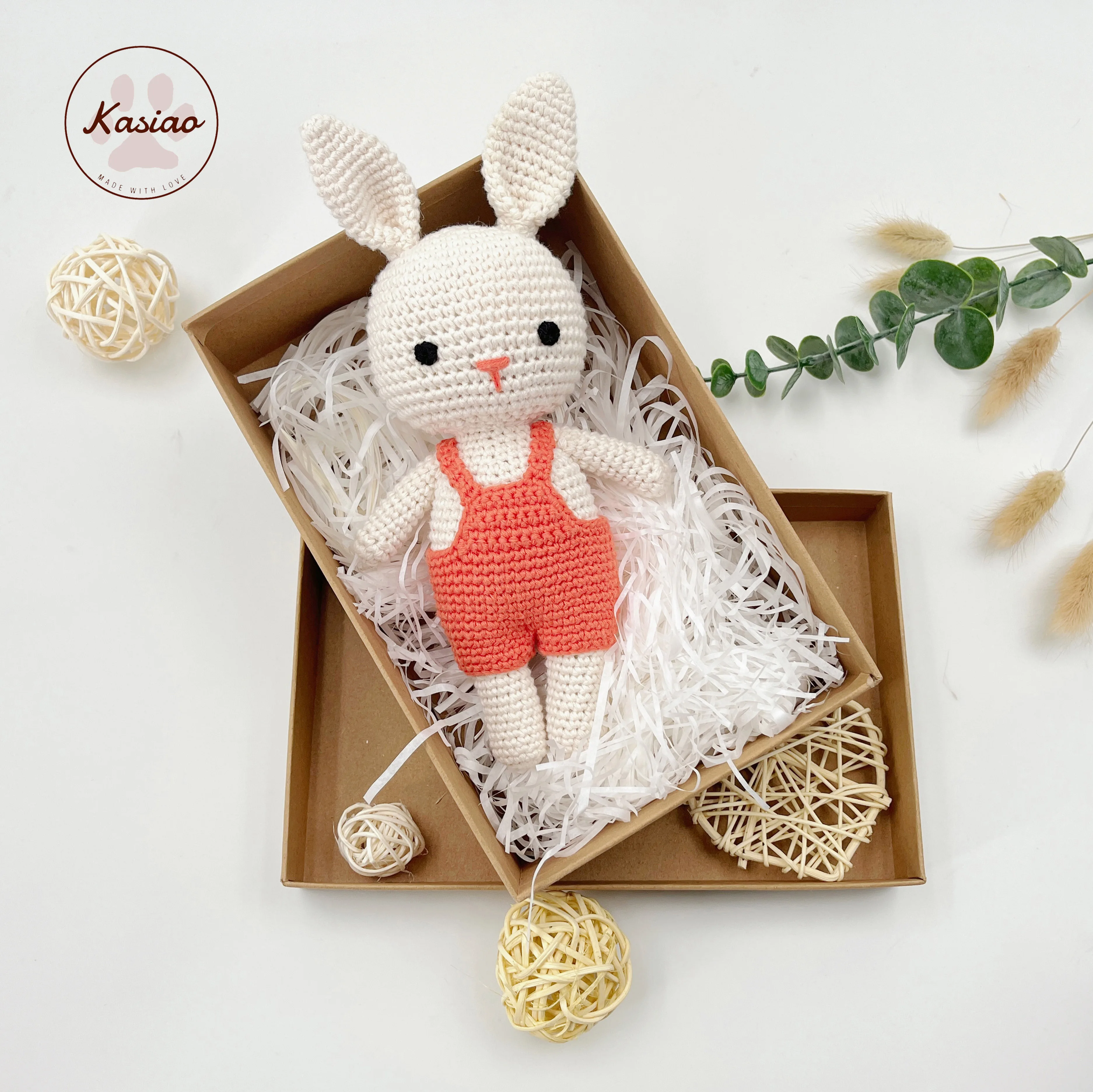 Adorable Crochet Animal L Size Collection: Bunny,Bear,Giraffe,Elephant ...