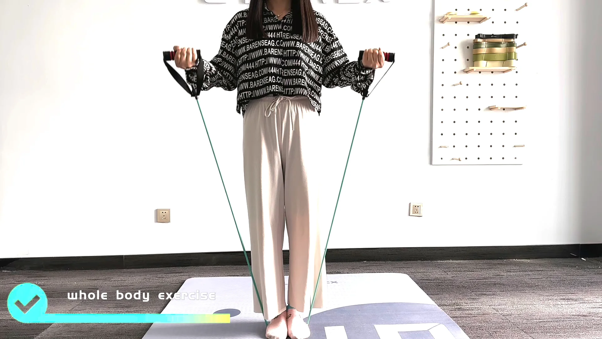 Workout Stackable Up Exercise Tubes Resistance Band Yoga Resistance ...