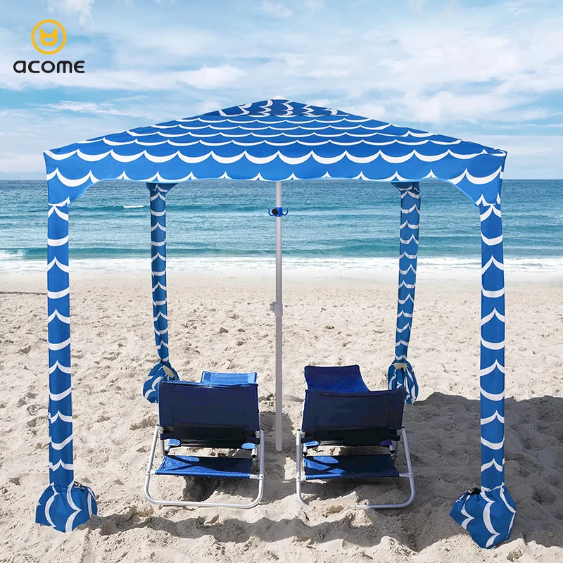 Acome Wholesale Luxury Boho Romantic Square Beach Shade Umbrella Tent ...
