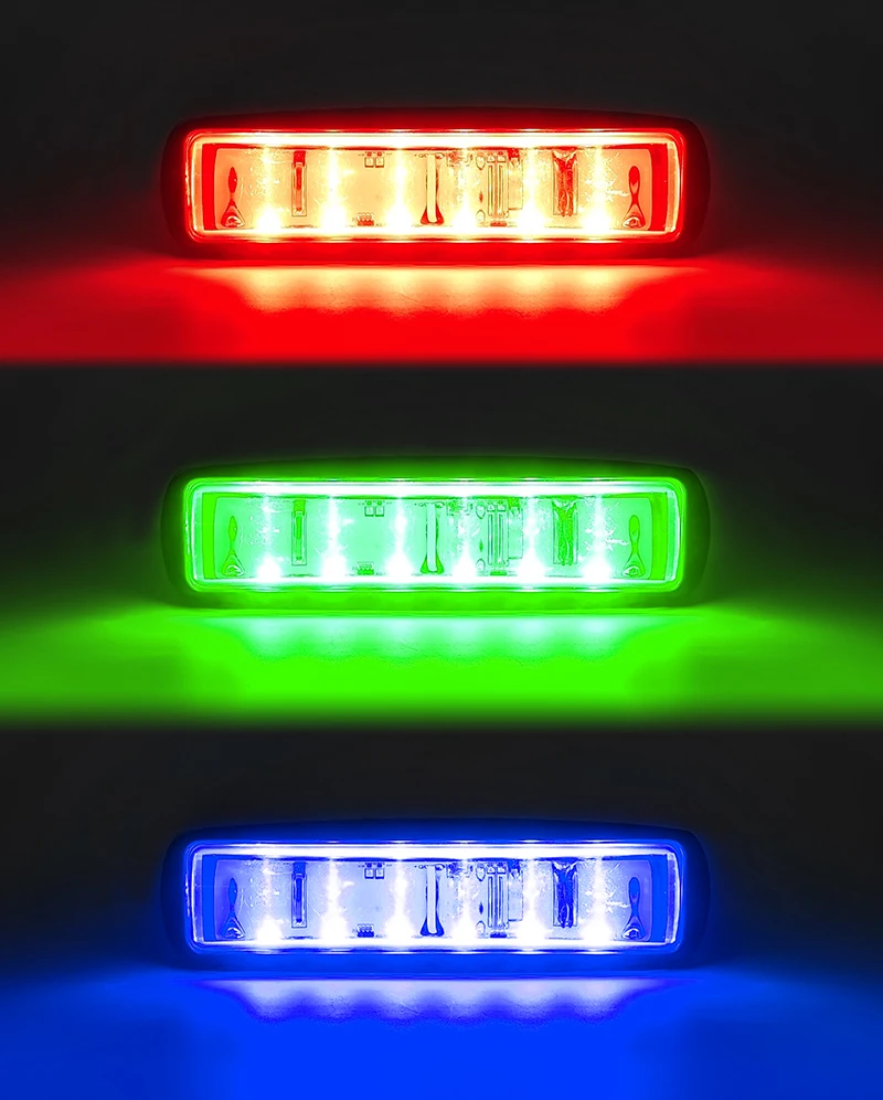 Waterproof Linear Light 30W Forklift LED Warning Light Red/green/Blue ...
