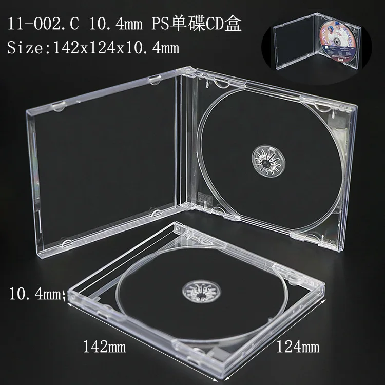 Wholesale Packing Plastic Clamshell CD Case Empty Blank Cases Clam ...