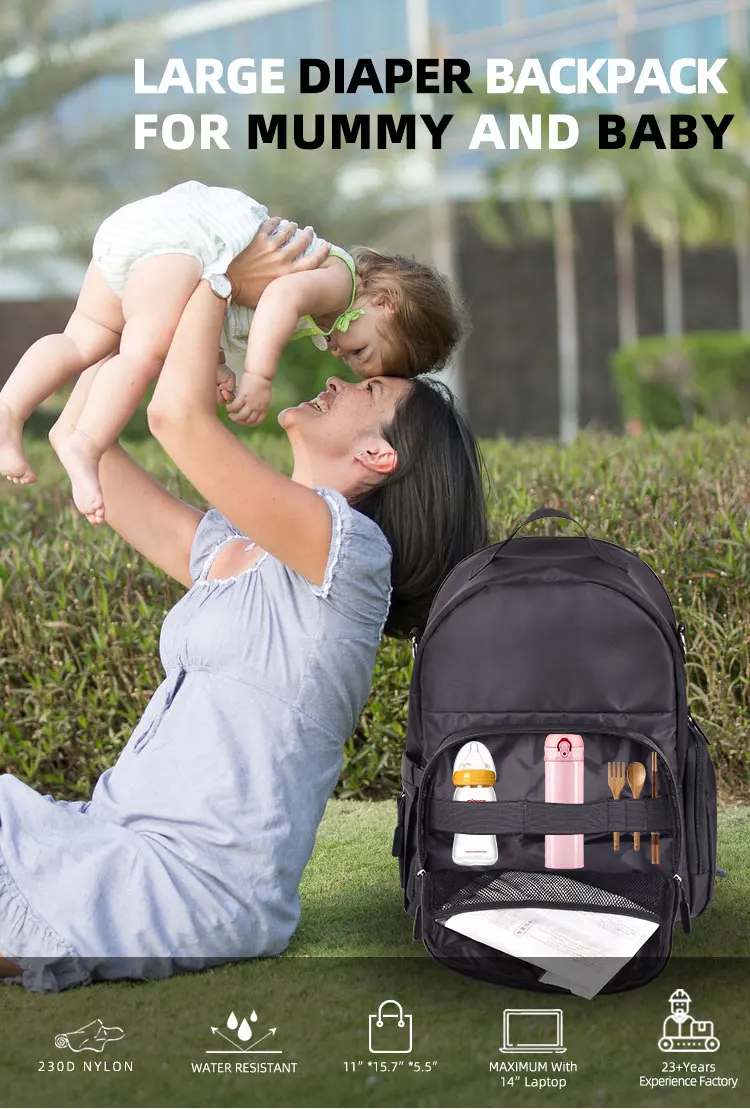 Backpack Tote Baby Mama Adult Baby Diaper Packing Bag Maternity ...