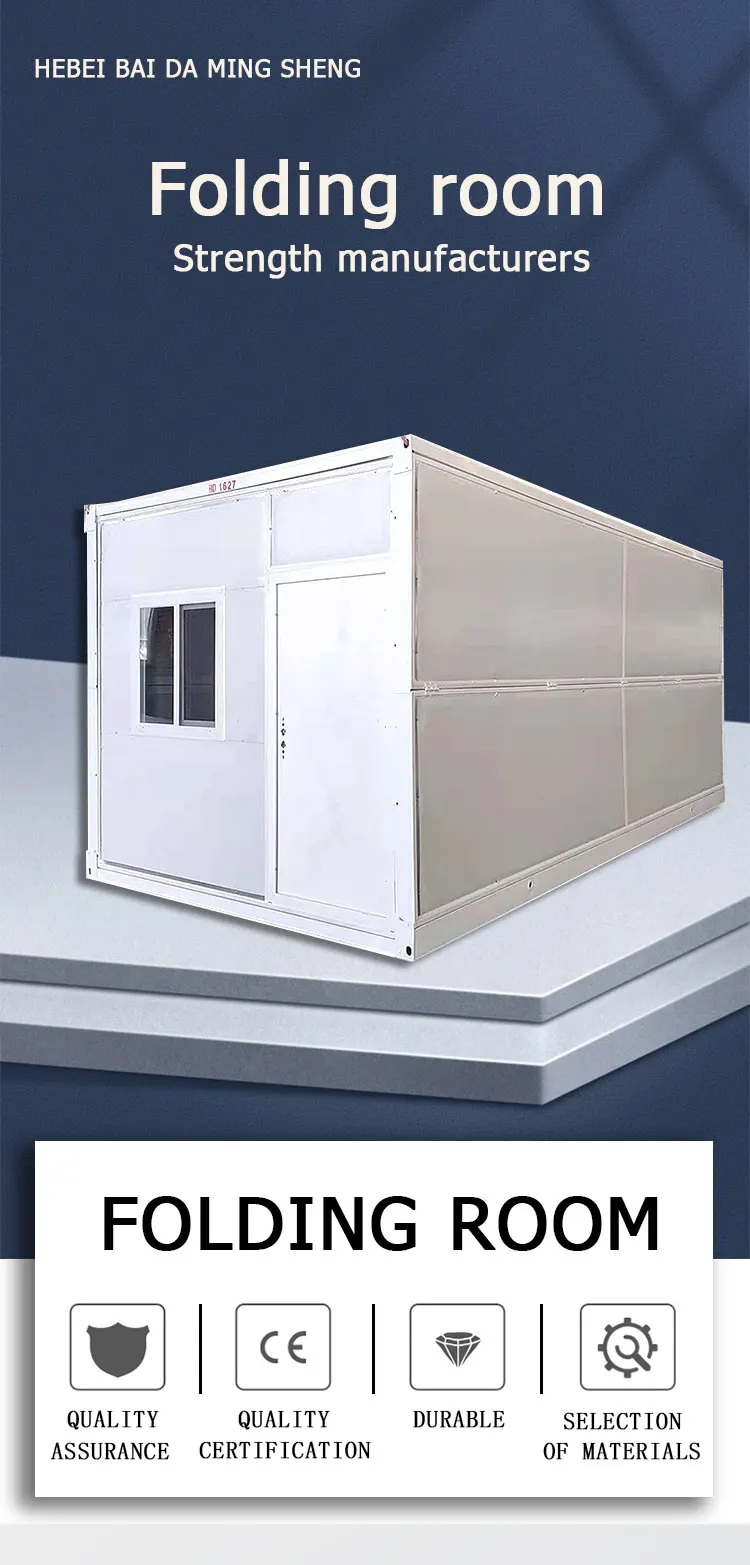 Fast Build Prefab House 20ft 40ft Modular Folding Container House ...
