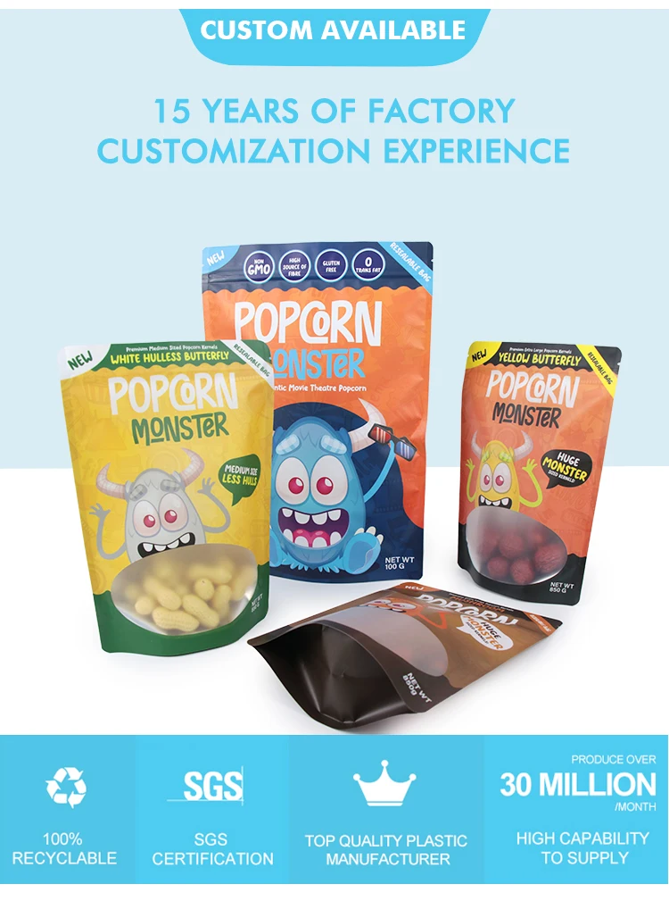 Custom Printing Smell Proof Mylar Ziplock Baggies Resealable Aluminum ...