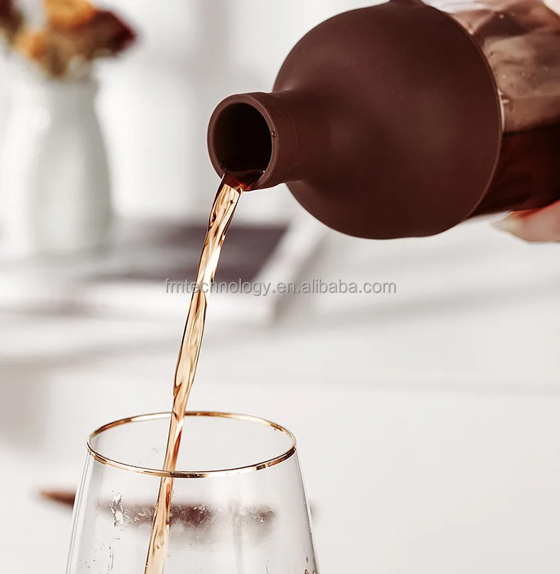 Hand Brew Coffee Set Cold Brew Home Filter Cup Glass Filter Cold Fruit ...