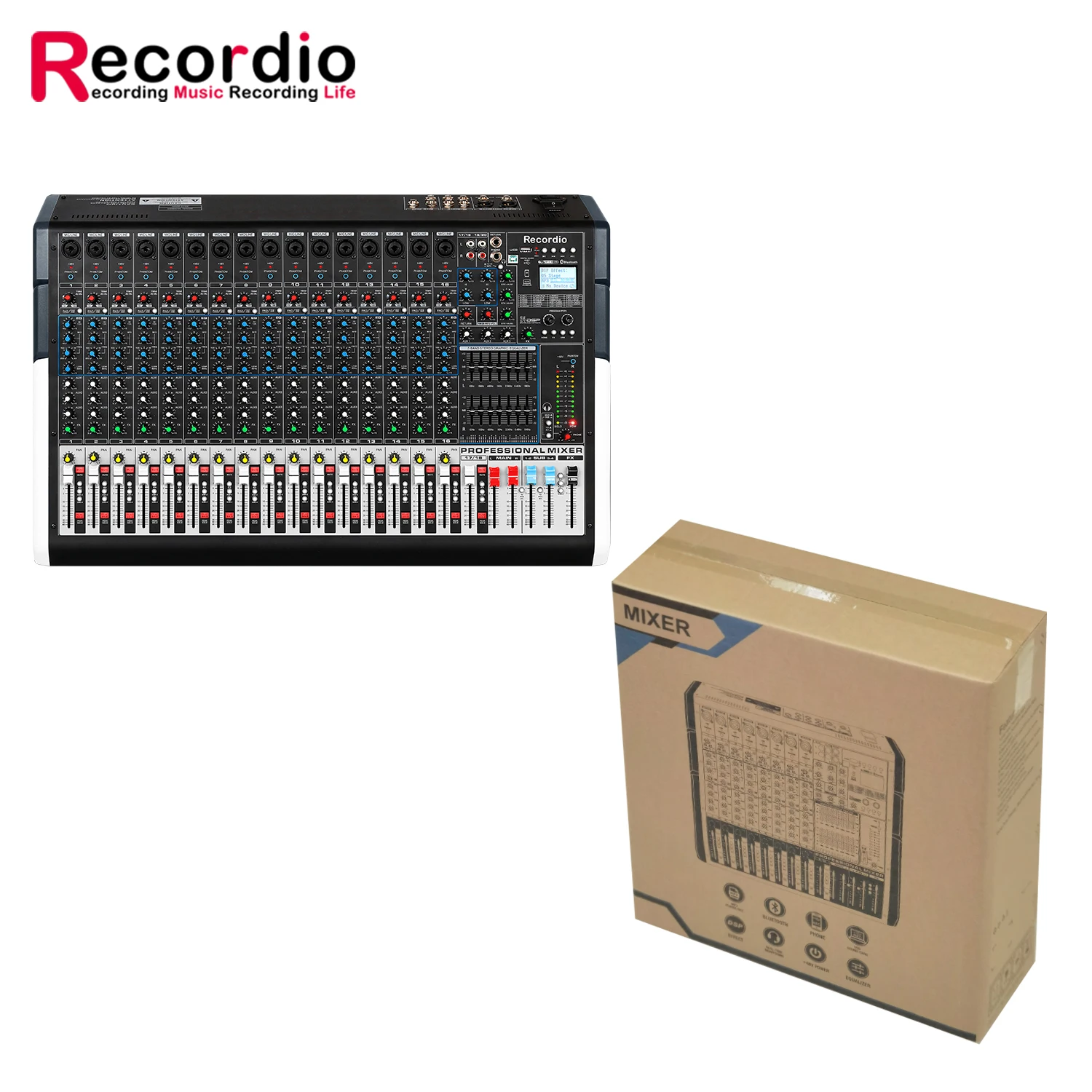 Gax-tfs20 Professional 20 Channel Digital Sound Professional Mixer ...