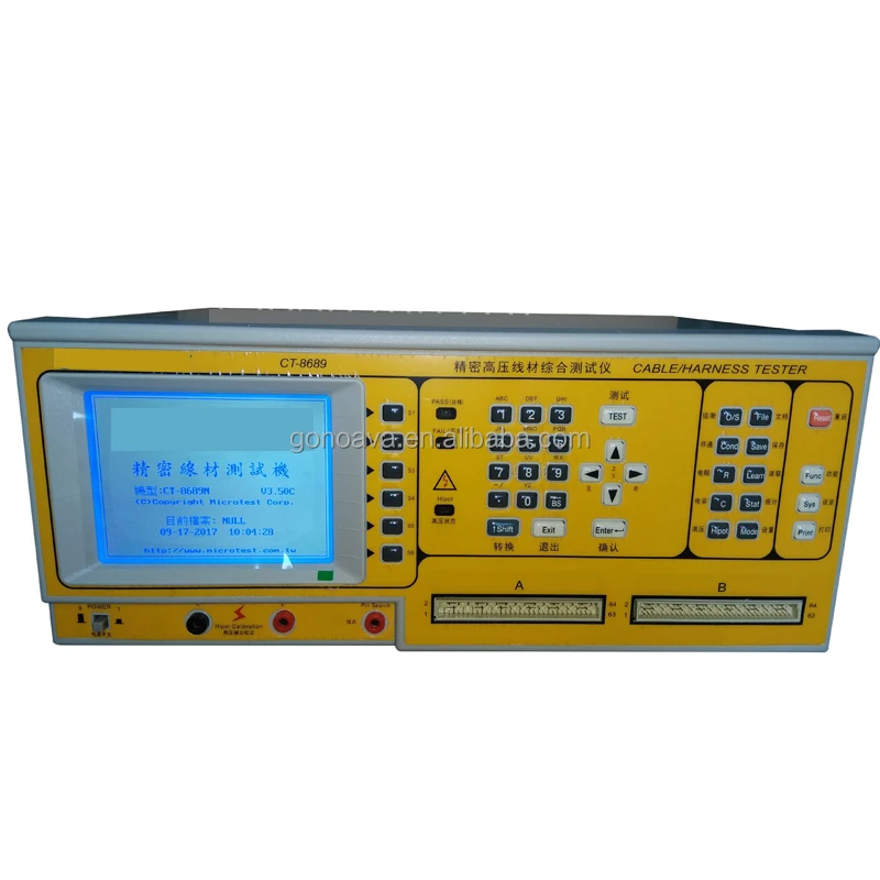 High Voltage Cable Tester/wire Conduction Insulation Tester/harness ...