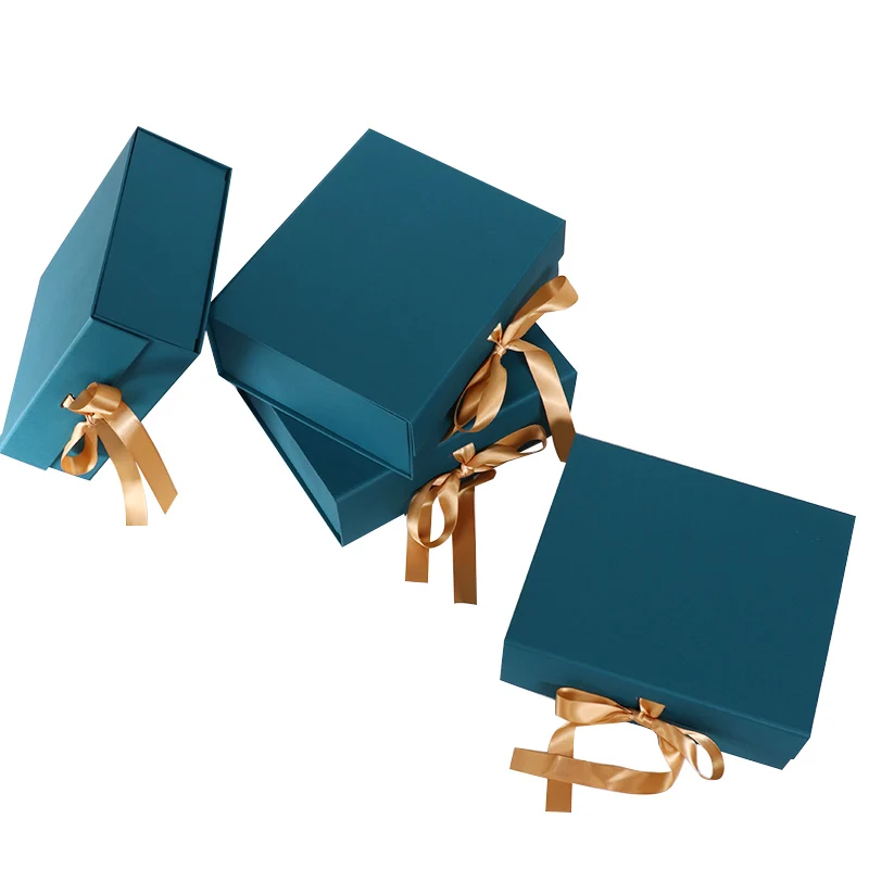 Luxury Custom Cardboard Luxury Bridesmaid Present Black Rigid Packaging ...