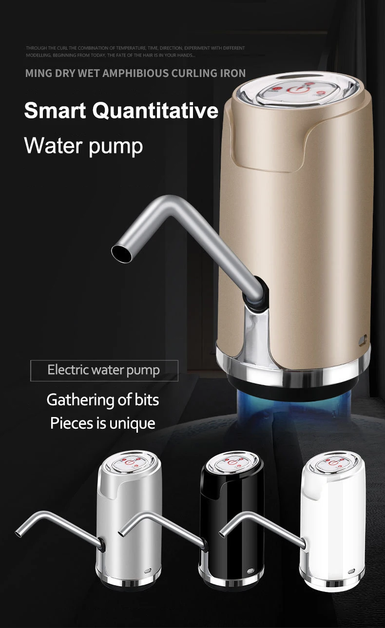 Mini USB Rechargeable Water Dispenser Electric Automatic Drinking Water ...
