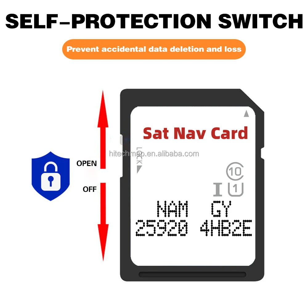 SMIOST 16GB CID Navigation SD Card for Nissan 25920 USA