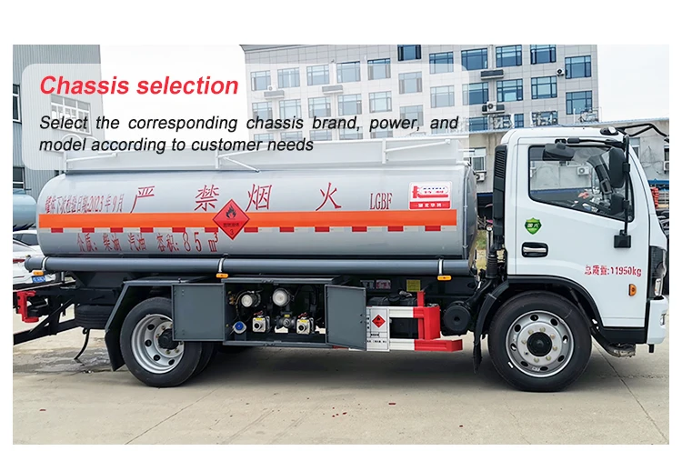 Mini Diesel Cooking Oil Tank 5000 Liters Fuel Transport Tanker Truck ...