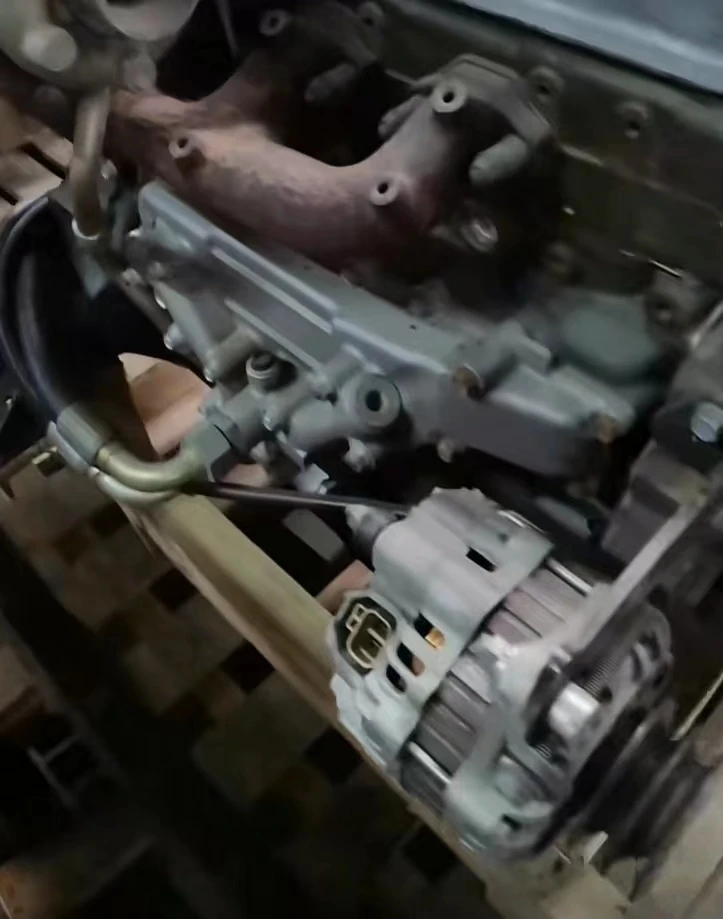 4D34 Engine Mitsubshi with Gearbox Japan Diesel Engine 4D34 Usado