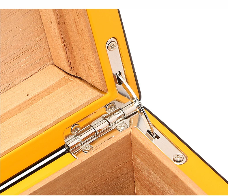 Humidor Cabinet Cedar Wood Cigar Case Baked Paint Metal Hinge Cigar ...