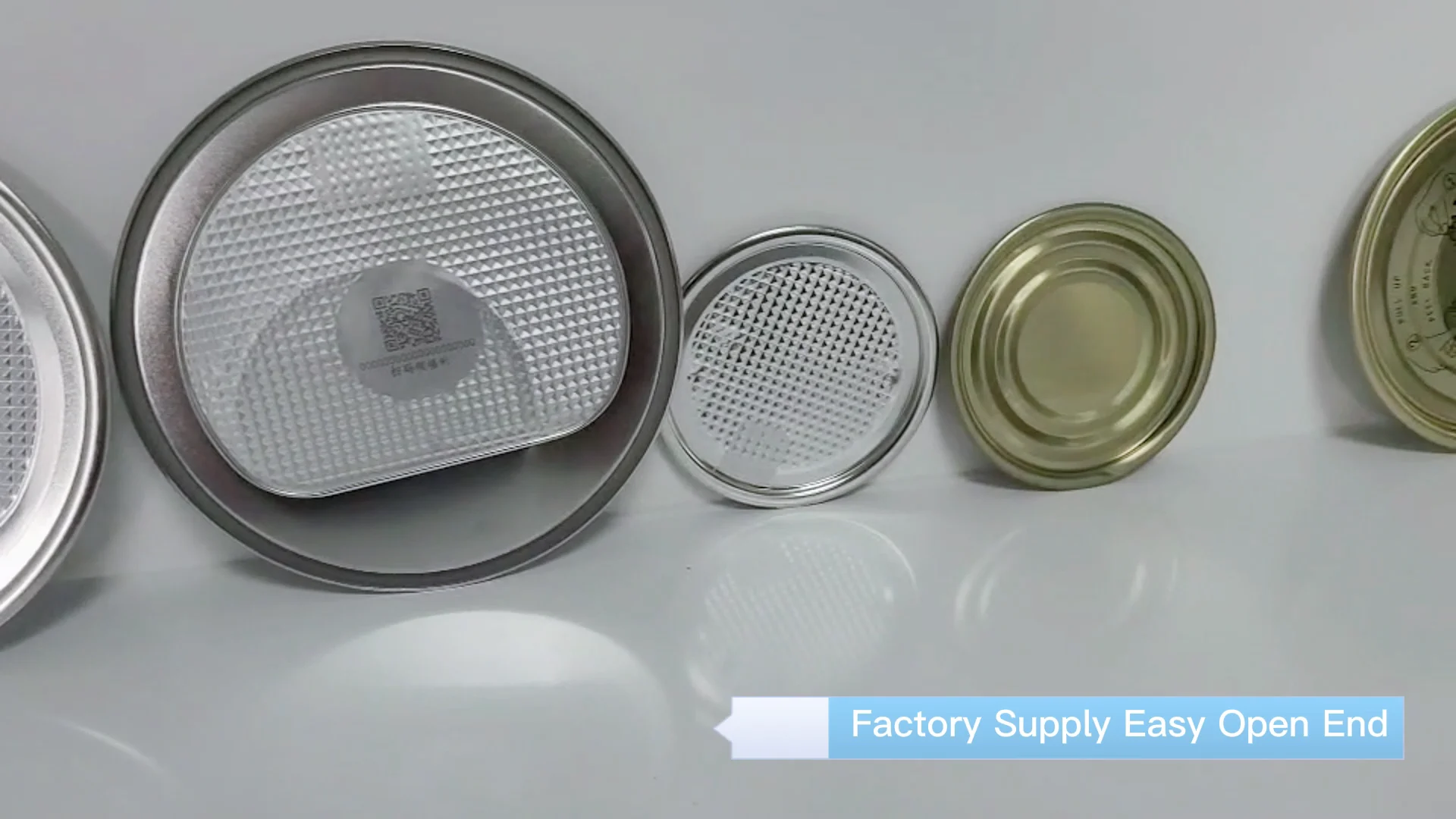 Tinplate Cover Lid Easy Open Cap For Dry Food Tinplate Easy Open End ...