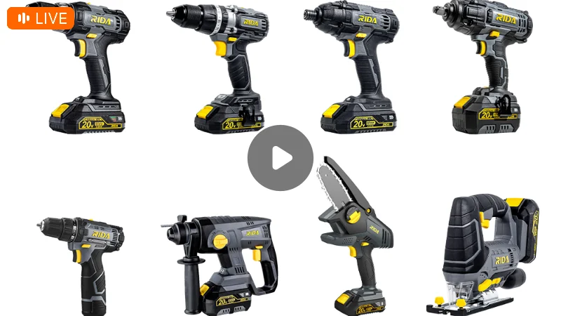 RIDA Hot selling Battery Power Tools Product Show Stream 2023 - Alibaba.com