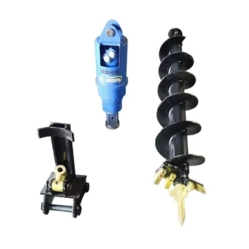 Excavator Customizable With Extension Rod Earth Hole Drilling Machine ...