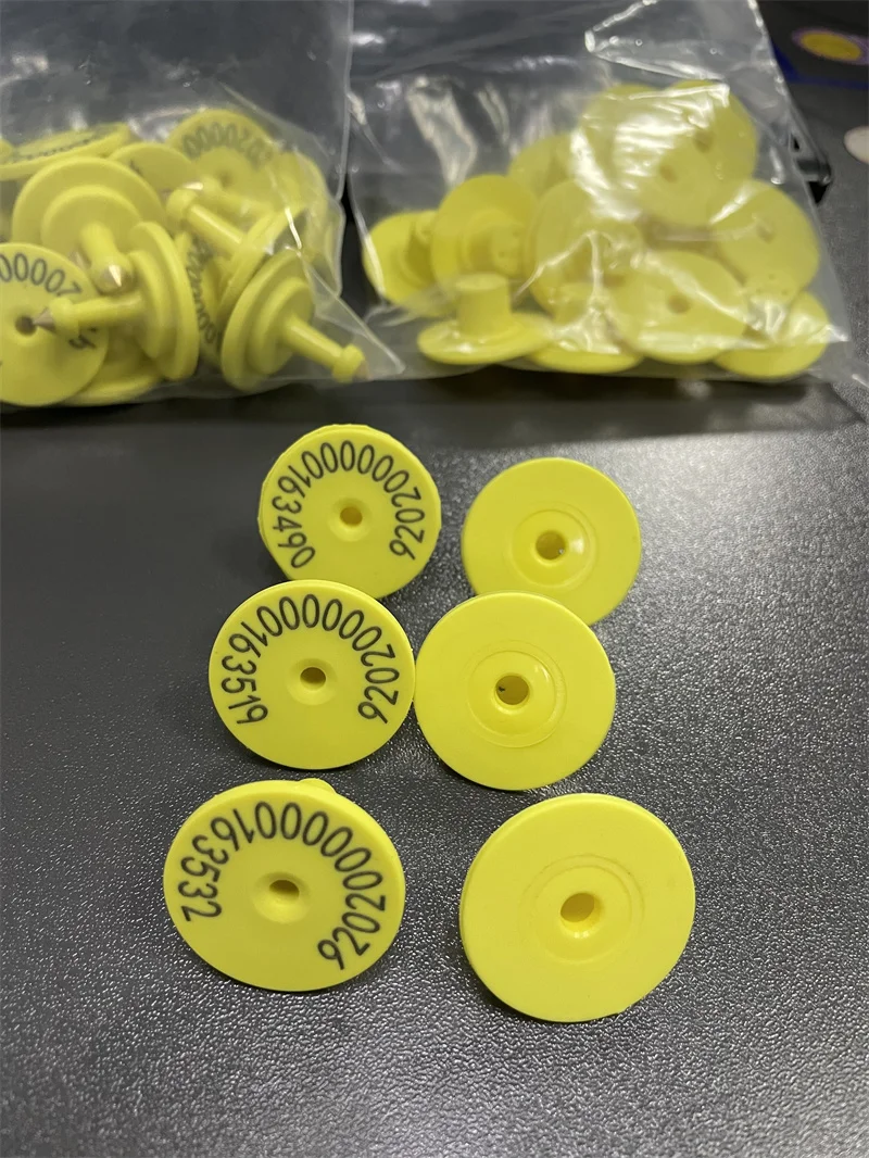 UHF ISO 18000-6C RFID Animal Ear Tags for Cattle & Sheep