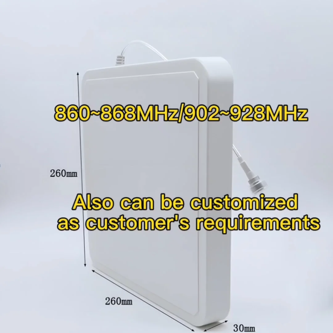 Rfid Module Outdoor 9dbi Antenna 860mhz-960mhz Writer Circular Access Control Gate Passive Long ...