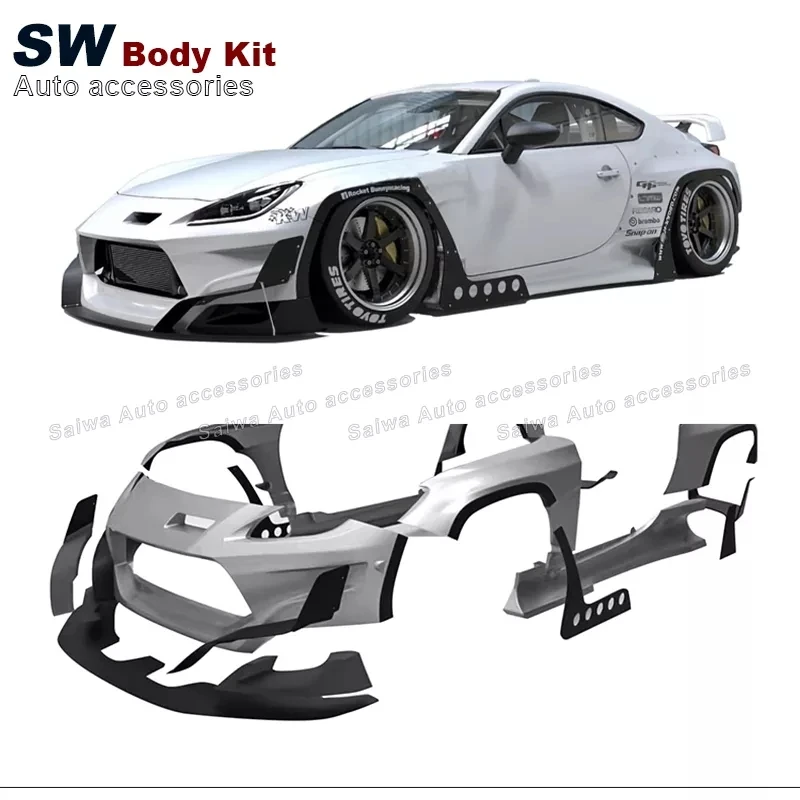 Toyota GR86 ZN8 Rocket Bunny Style Body Kit - 2022 Upgrade