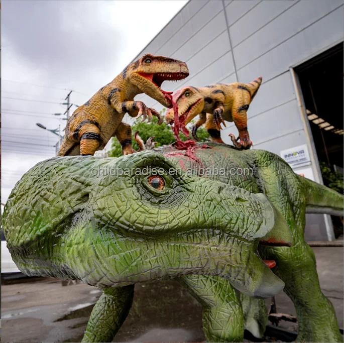 Jurassic Park Velociraptor Animatronics - Life-Size Dinosaur