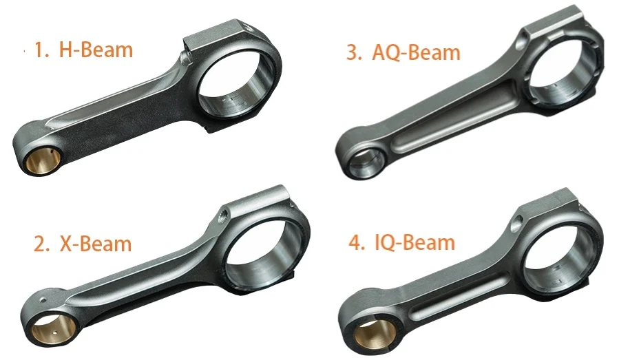 H-Beam I-Beam X-Beam 4340 Steel Billet Racing Connecting Rod Con Rod ...