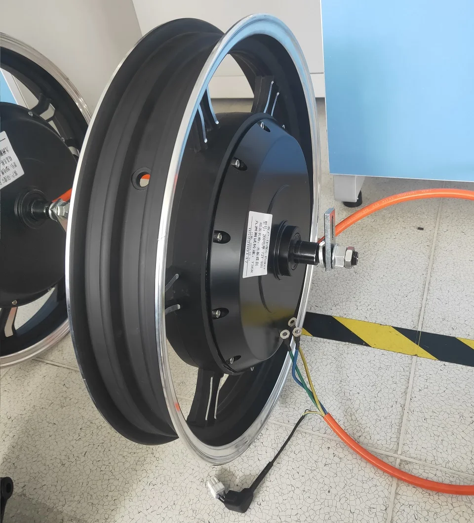 High Speed 17 Inch 2000W Electric Motorcycle Hub Motor Kit