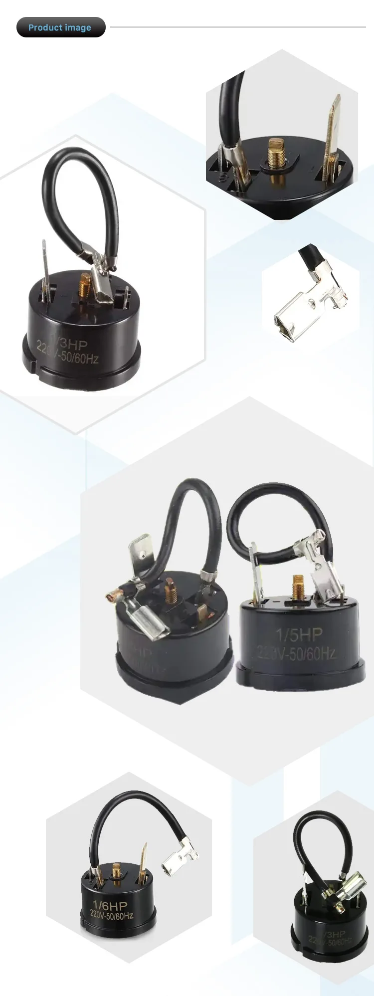 Refrigerator Fridge Compressor Start Relay Thermal Overload Protector ...