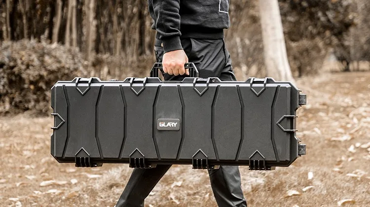 Glary Ip67 Waterproof Gun Case Hard Plastic Tactical Gun Case Carrying ...