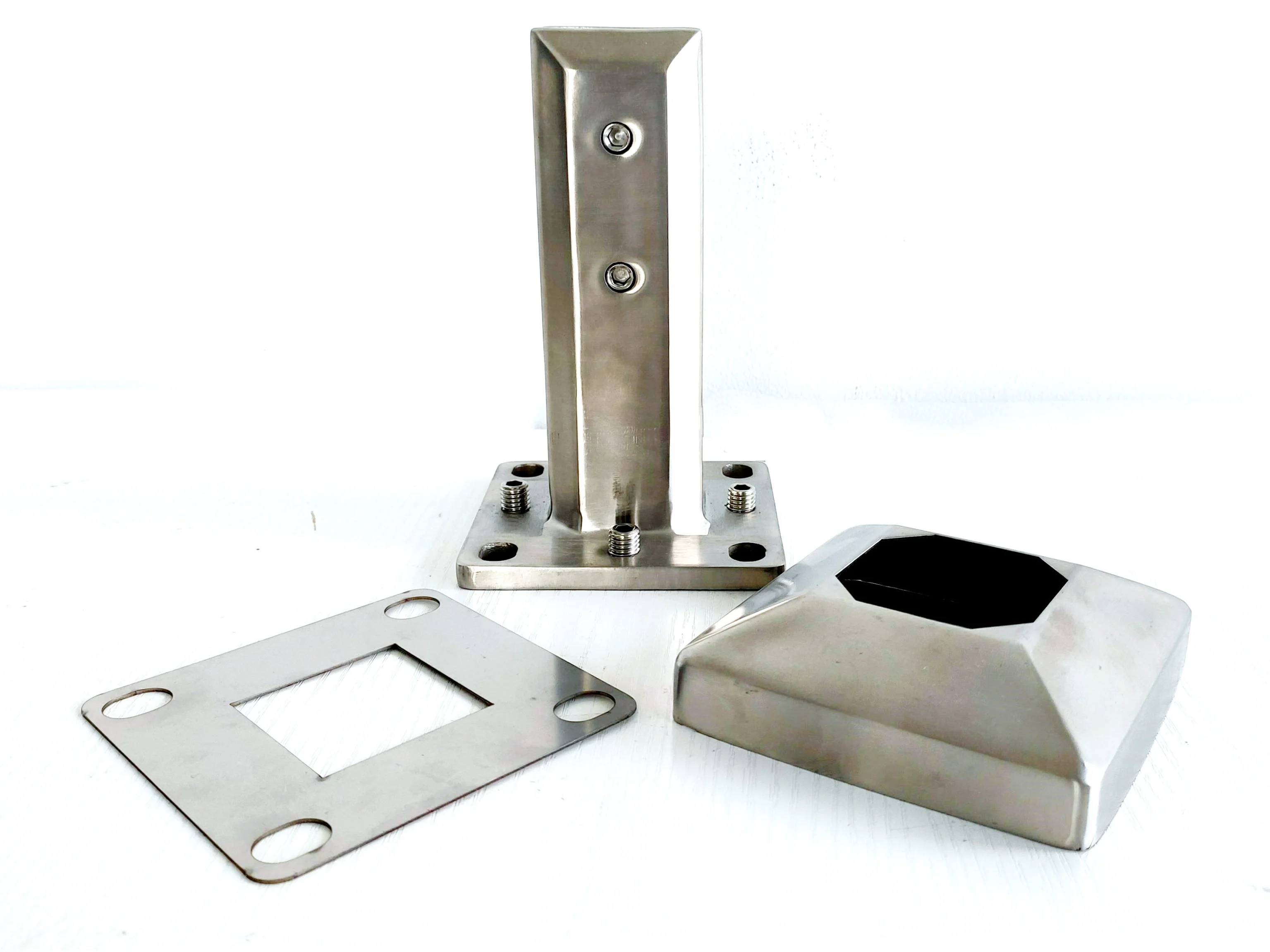 Stainless Steel Balustrade Spigot - Satin Mirror Finish