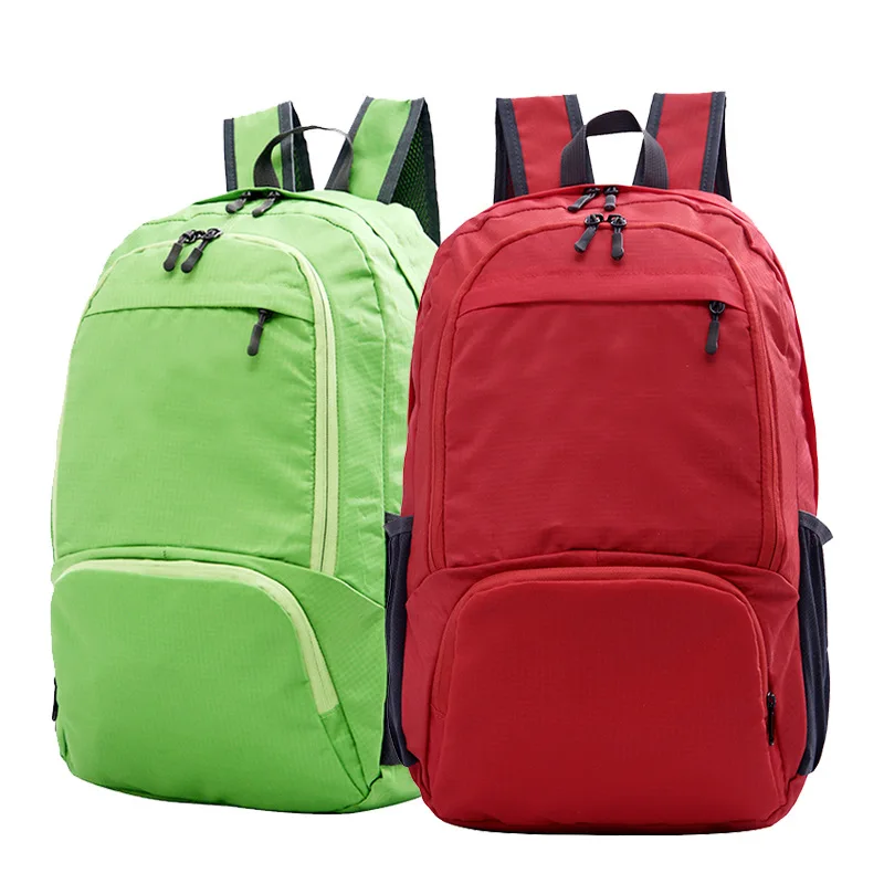 Waterproof Nylon Backpack Travel Folding Backpack Large Capacity ...