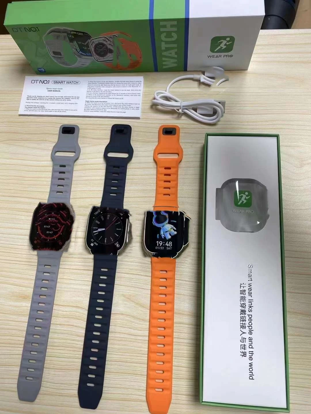 Neue Dt8 Ultra Tws Smartwatch Serie 8 9 S8 49mm 2,2-zoll-hd-bildschirm ...