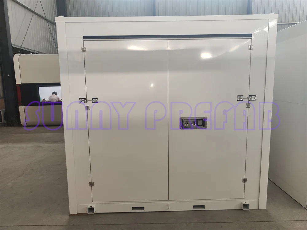 Collapsible Flat Pack Steel Prefab Container Storage