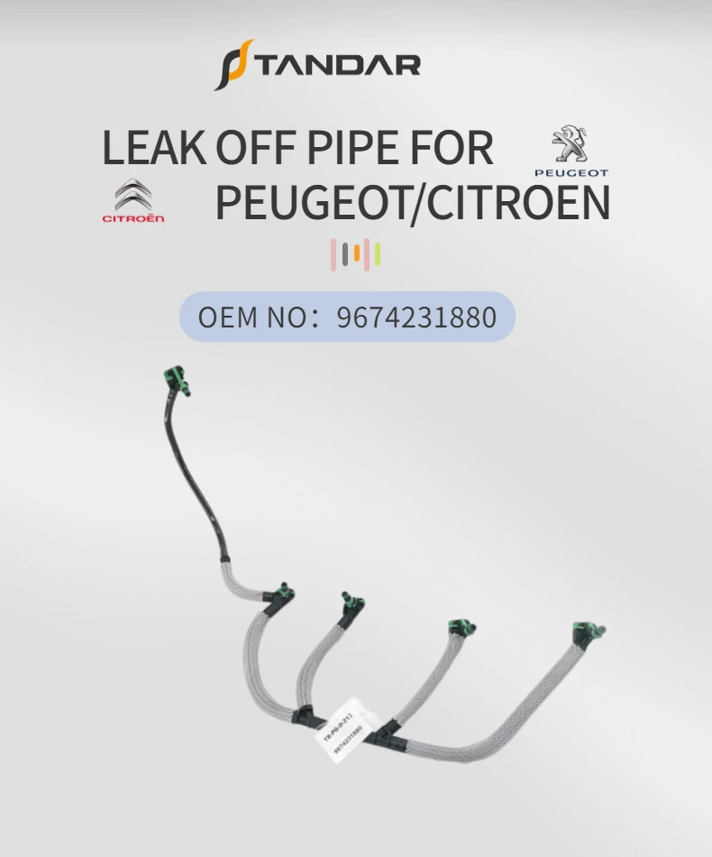 9674231880 Fuel Injector Return Overflow Hose for Peugeot 308 2.0 GT HDI