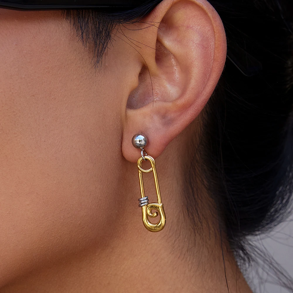 J&D Designer 18k Gold Plated Stainless Steel Stylish Classic Two Tone ...